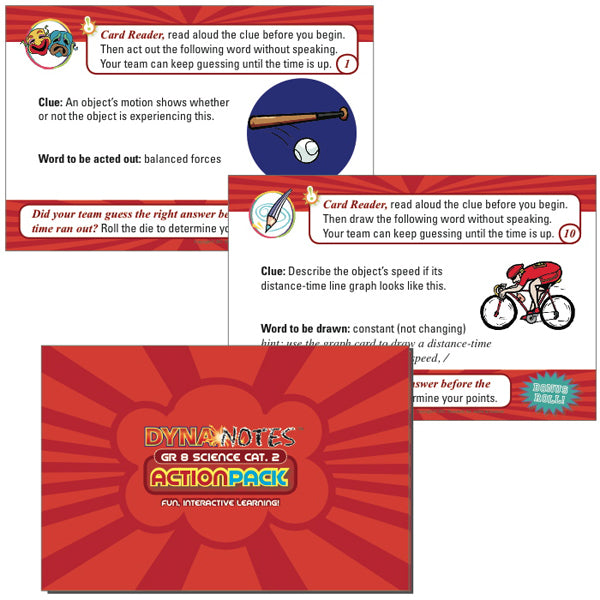 Grade 8 Science ActionPack: Category 2 – DynaNotes