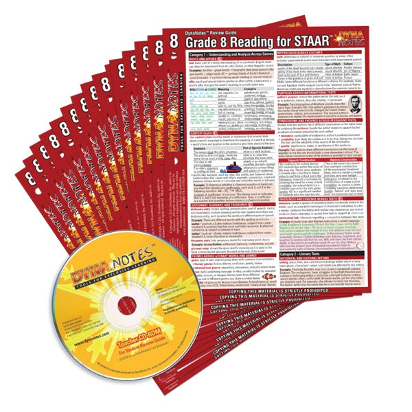 Legacy Grade 8 Reading Classroom Set – DynaNotes